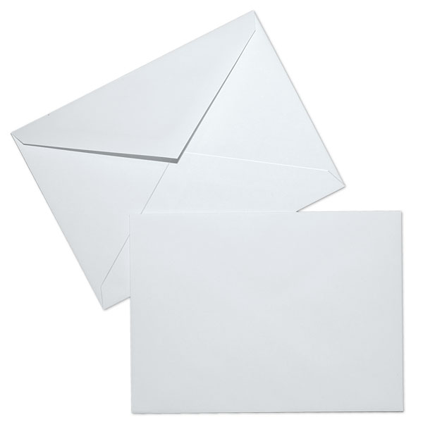  5 1 2 Baronial 24lb White Wove Baronial Envelopes Paoli Envelope